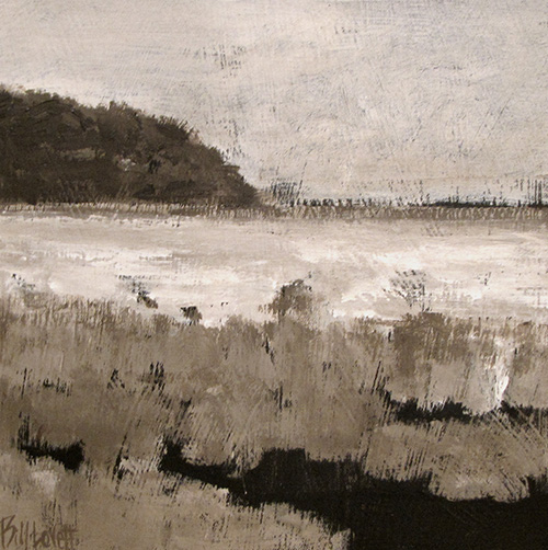 Bohicket High Tide12" x 12" - Bill Lovett Fine Art